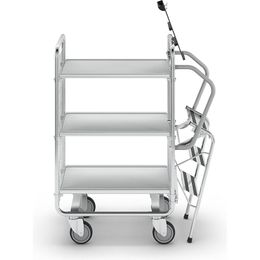 HelgeNyberg Leiterwagen SERIE 100, 3 Etagen, LxBxH 890 x 460 x 1120 mm
