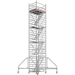 Layher Universal-Fahrger&uuml;st, mit Standleiter, Plattform 1,80 x 1,50 m, Ger&uuml;sth&ouml;he 9,43 m, ab 2 Stk