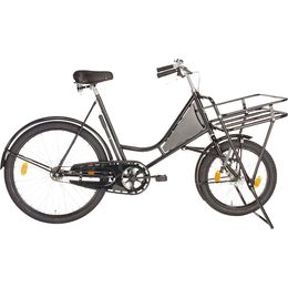 Lastenfahrrad CLASSIC, Stahl, Traglast 140 kg, schwarz kaiserkraft