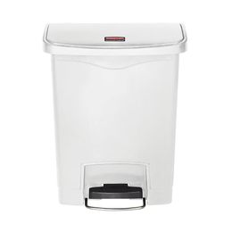 Rubbermaid Treteimer SLIM JIM , aus Polyethylen, 30 l, wei&szlig;
