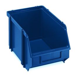 Sichtlagerkasten, selbsttragend, LxBxH 234 x 147 x 129 mm, VE 30 Stk, blau, VE 30 Stk kaiserkraft