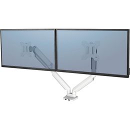 Fellowes PLATINUM SERIES Monitorarm, Doppelarm f&uuml;r 2 Monitore, wei&szlig;