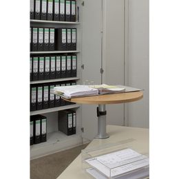 Maul Tischpult, ergonomisch, BxT 600 x 520 mm, h&ouml;henverstellbar, grau