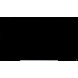 NOBO Glas-Whiteboard WIDESCREEN, rahmenlos, 85'' - BxH 1883 x 1059 mm, schwarz
