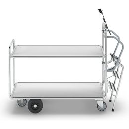 HelgeNyberg Leiterwagen SERIE 200, 2 Etagen, LxBxH 1530 x 620 x 1110 mm