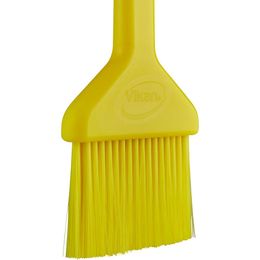 vikan Lebensmittelpinsel, weich, Pinselbreite 70 mm, VE 10 Stk, gelb