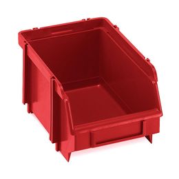 Sichtlagerkasten, selbsttragend, LxBxH 165 x 104 x 76 mm, VE 60 Stk, rot, VE 60 Stk kaiserkraft