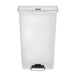 Rubbermaid Treteimer SLIM JIM , aus Polyethylen, 68 l, wei&szlig;
