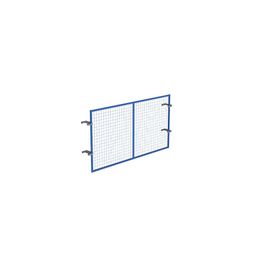eurokraft pro Gitterrückwand, blau, Höhe 1000 mm, für Trägerlänge 1825 mm