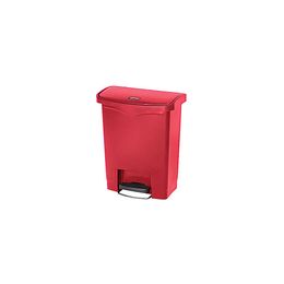 Rubbermaid Treteimer SLIM JIM®, aus Polyethylen, 30 l, rot