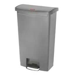 Rubbermaid Treteimer SLIM JIM®, aus Polyethylen, 68 l, grau