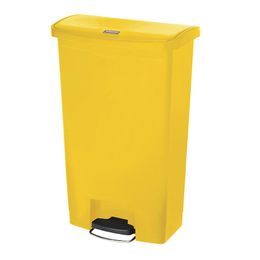 Rubbermaid Treteimer SLIM JIM®, aus Polyethylen, 68 l, gelb