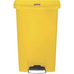 Rubbermaid Treteimer SLIM JIM , aus Polyethylen, 50 l, gelb
