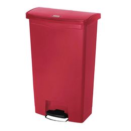 Rubbermaid Treteimer SLIM JIM®, aus Polyethylen, 68 l, rot