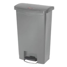 Rubbermaid Treteimer SLIM JIM®, aus Polyethylen, 50 l, grau