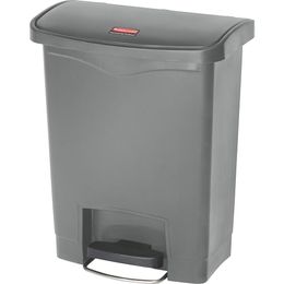 Rubbermaid Treteimer SLIM JIM®, aus Polyethylen, 30 l, grau