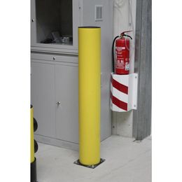d-flexx Rammschutz Poller Bravo, aus flexiblem Kunststoff, Gesamth&ouml;he 1200 mm