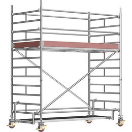 Layher Universal-Fahrger&uuml;st, breite Ausf&uuml;hrung, Ger&uuml;sth&ouml;he 3,43 m