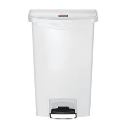 Rubbermaid Treteimer SLIM JIM , aus Polyethylen, 50 l, wei&szlig;
