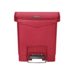 Rubbermaid Treteimer SLIM JIM , aus Polyethylen, 15 l, rot