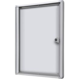 eurokraft basic Schaukasten für innen, Metallrückwand, 1 DIN A4-Blatt, HxB 350 x 271 mm, ab 5 Stk