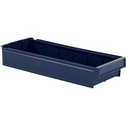 Regalkasten aus Polypropylen, blau, LxBxH 600 x 230 x 100 mm, VE 8 Stk kaiserkraft
