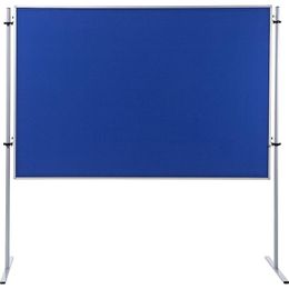 eurokraft basic Funktions-Trennwand, Textilbezug, HxB 1800 x 1200 mm, k&ouml;nigsblau, VE 1 Stk