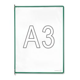 Tarifold Klarsichttafel, VE 10 Stk, f&uuml;r DIN A3, gr&uuml;n