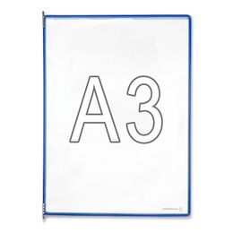 Tarifold Klarsichttafel, VE 10 Stk, f&uuml;r DIN A3, blau