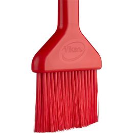 vikan Lebensmittelpinsel, weich, Pinselbreite 70 mm, VE 10 Stk, rot