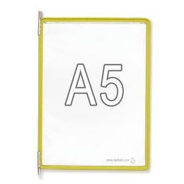 Tarifold Klarsichttafel, VE 10 Stk, f&uuml;r DIN A5, gelb