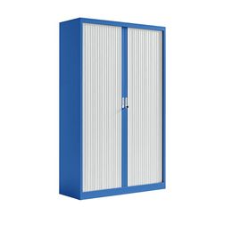 eurokraft pro Rollladenschrank, BxT 1200 x 450 mm, Höhe 1950 mm, enzianblau
