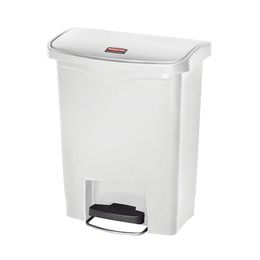 Rubbermaid Treteimer SLIM JIM®, aus Polyethylen, 30 l, weiß