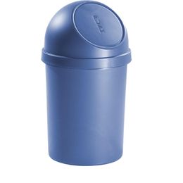 Helit Push-Abfallbeh&auml;lter, aus Polypropylen, blau, Volumen 45 l, VE 2 Stk