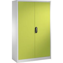 C+P ACURADO Universalschrank, BxT 1200 x 500 mm, lichtgrau / viridingr&uuml;n