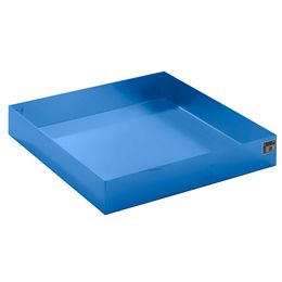 Paletten-Auffangwanne, LxBxH 1200 x 1200 x 185 mm, blau RAL 5012 kaiserkraft