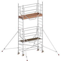 Hymer Fahrger&uuml;st ADVANCED SAFE-T 7075, geschwei&szlig;t, Plattform 2,08 x 0,61 m, Arbeitsh&ouml;he max. 5,25 m