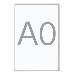 B1-Klapprahmen, Aluminiumprofil, VE 2 Stk, f&uuml;r DIN A0 kaiserkraft