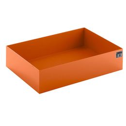 Paletten-Auffangwanne, LxBxH 1200 x 800 x 260 mm, orange RAL 2000 kaiserkraft
