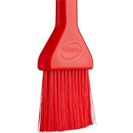 vikan Lebensmittelpinsel, weich, Pinselbreite 50 mm, VE 10 Stk, rot