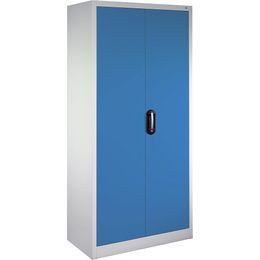 C+P ACURADO Universalschrank, BxT 1200 x 400 mm, lichtgrau / lichtblau
