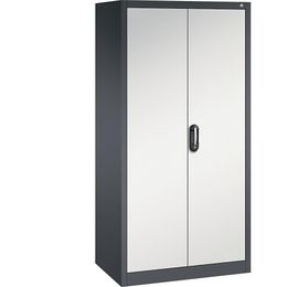 C+P ACURADO Universalschrank, BxT 930 x 600 mm, schwarzgrau / lichtgrau