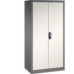 C+P ACURADO Universalschrank, BxT 930 x 600 mm, vulkangrau / perlwei&szlig;