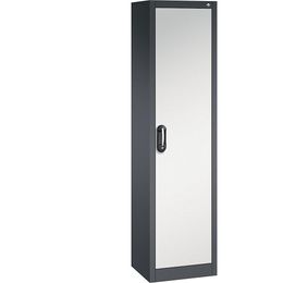 C+P ACURADO Universalschrank, BxT 500 x 400 mm, schwarzgrau / lichtgrau