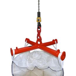 eurokraft pro Traverse f&uuml;r Big-Bags, Traglast 2000 kg, feuerrot RAL 3000