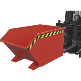 eurokraft pro Sp&auml;nebeh&auml;lter GU-E, Volumen 0,5 m&sup3;, feuerrot