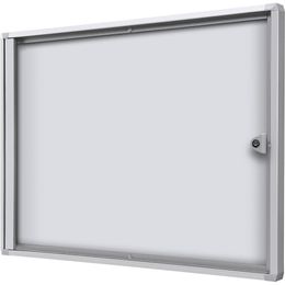 eurokraft basic Schaukasten für innen, Metallrückwand, 2 DIN A4-Blätter, HxB 350 x 491 mm, ab 5 Stk