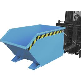eurokraft pro Sp&auml;nebeh&auml;lter GU-E, Volumen 0,5 m&sup3;, lichtblau
