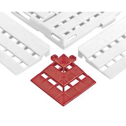 Coba Eckelement, LxB 112 x 112 mm, VE 4 Stück, rot