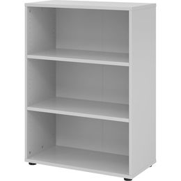 VERA-ZWO - B&uuml;roregal, HxBxT 1100 x 800 x 400 mm, 3 Ordnerh&ouml;hen, lichtgrau kaiserkraft